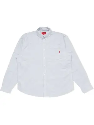 Supreme Patchwork Oxford Shirt - White | Editorialist