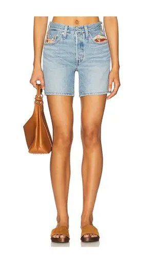 Levi's Contrast Stitching Shorts For Women