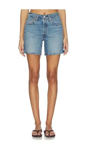 LEVI'S 501 Mid Thigh Denim Shorts - Pen Ring