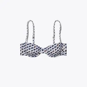 Tory Burch Balconette Bikini Top Blue Candy Dots