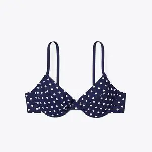 Tory Burch Balconette Bikini Top Classic Dot