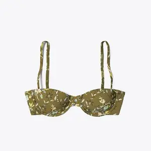 Tory Burch Balconette Bikini Top Wall Floral