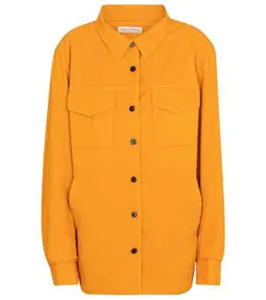 Dries Van Noten Cotton Shirt Jacket - Orange