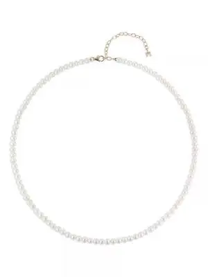 Mateo Pearl Beaded Choker - Gold