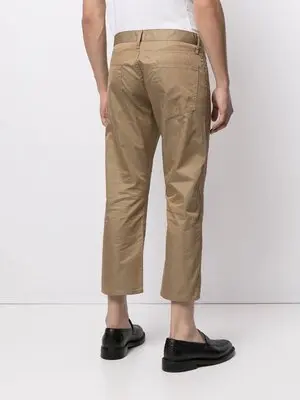 Junya Watanabe Embroidered Cropped Chinos