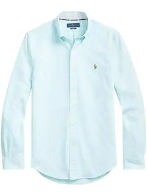 Polo Ralph Lauren Embroidered Logo Oxford Shirt - Blue