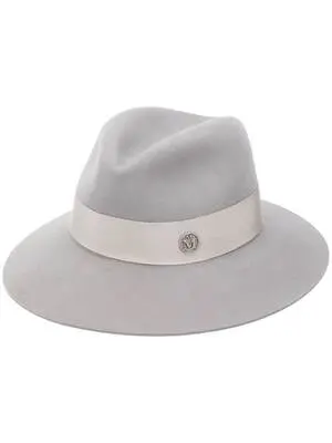 MAISON MICHEL Henrietta Fedora - Grey