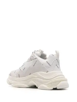 Balenciaga Triple S Low-top Sneakers - White