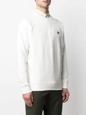 Maison Kitsuné Fox-patch Cotton Sweatshirt