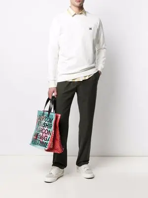 Maison Kitsuné Fox-patch Cotton Sweatshirt