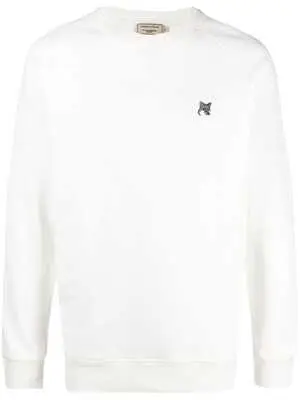 Maison Kitsuné Fox-patch Cotton Sweatshirt