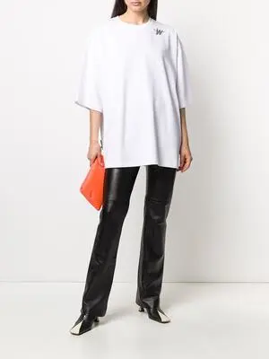 We11Done Logo-print Oversized T-shirt - White