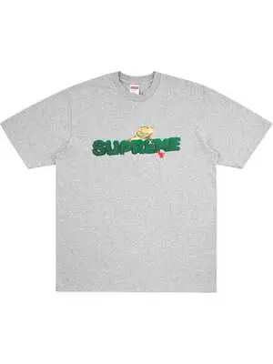 Supreme Lizard Print T-shirt - Grey