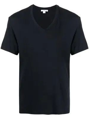 JAMES PERSE Short-sleeve V-neck T-shirt - Blue