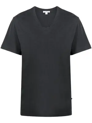 JAMES PERSE Short-sleeve V-neck T-shirt - Grey
