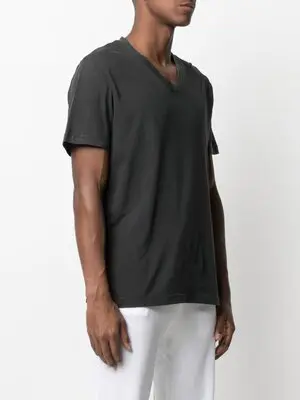 JAMES PERSE Short-sleeve V-neck T-shirt - Grey