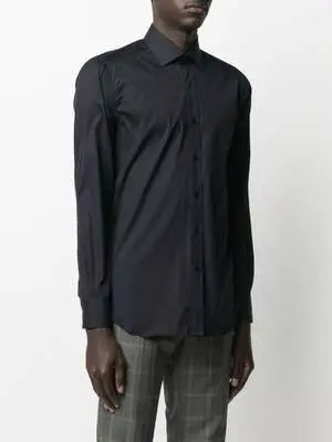 BARBA NAPOLI Long-sleeve Shirt - Blue