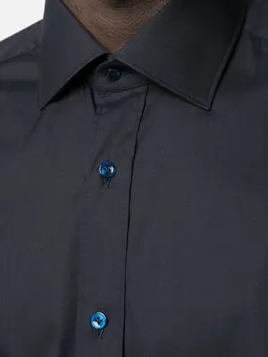 BARBA NAPOLI Long-sleeve Shirt - Blue