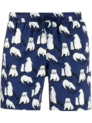 BLUEMINT Mint Polar Bear Print Swim Shorts