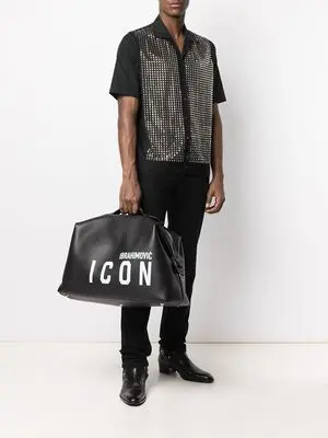 Dsquared2 X Ibrahimović Icon Duffle Bag - Black | Editorialist