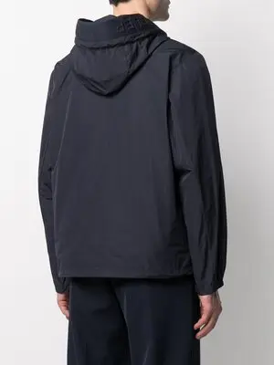 Moncler Logo Trim Windbreaker Jacket