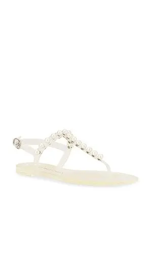 STUART WEITZMAN Goldie Jelly Sandal In White