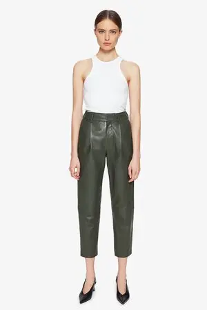 ANINE BING Becky Leather Trouser