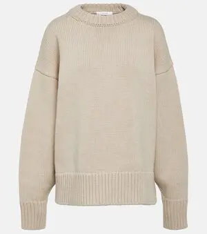 THE ROW Ophelia Wool And Cashmere Sweater - Beige