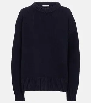 THE ROW Ophelia Wool And Cashmere Sweater Blue