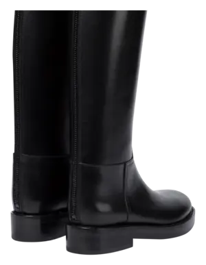 ANN DEMEULEMEESTER Leather Riding Boots