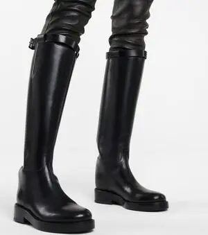 ANN DEMEULEMEESTER Leather Riding Boots