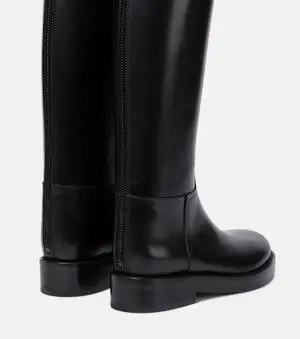 ANN DEMEULEMEESTER Leather Riding Boots