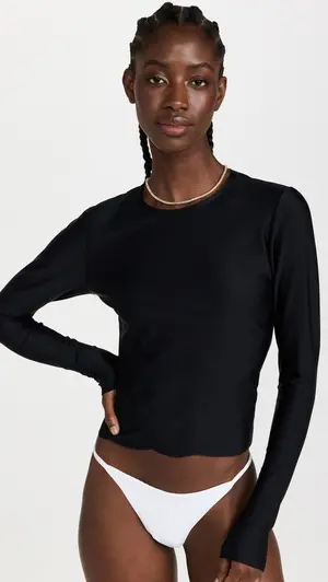 Cover Scallop Swim Tee
