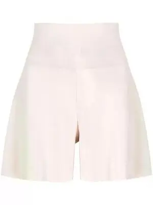 Stella McCartney Elasticated High-waist Shorts - Pink