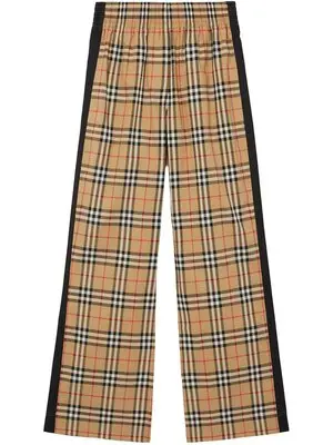 Burberry Vintage Check Trousers - Brown