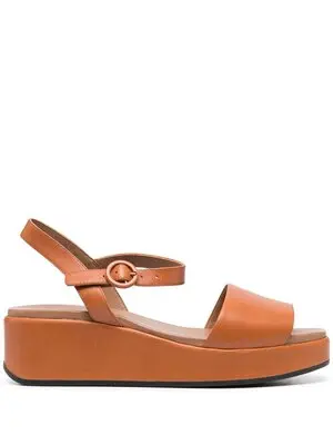 Camper Misia Ankle Strap Sandals - Brown
