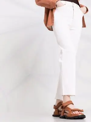 RE/DONE 70s Stove Pipe Straight-leg Jeans - White