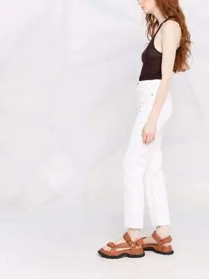 RE/DONE 70s Stove Pipe Straight-leg Jeans - White