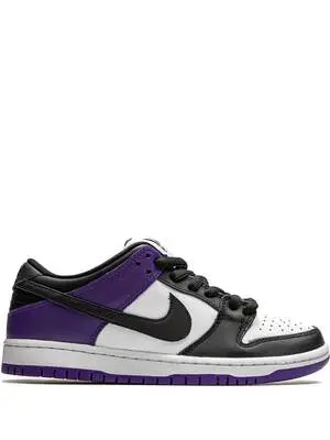 Nike Sb Dunk Low Court Sneakers - Purple