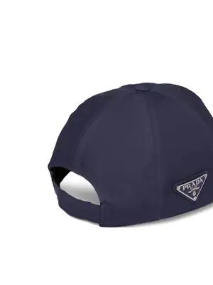 Prada Triangle-logo Baseball Cap - Blue