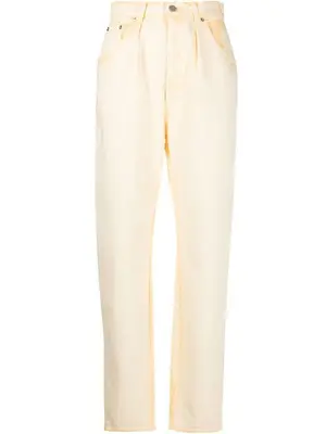 Alberta Ferretti Faded Tapered Jeans