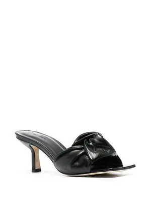 By Far 70mm Lana Sandals - Black