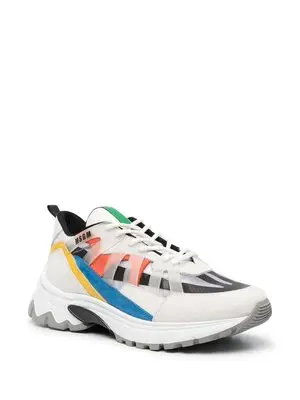 MSGM Panelled Low-top Sneakers