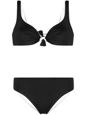 FISICO Knot-detail Bikini - Black