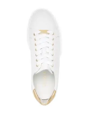 Ralph Lauren Metallic-panel Sneakers