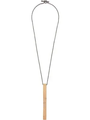PARTS OF FOUR Plaque Pendant Necklace - Gold