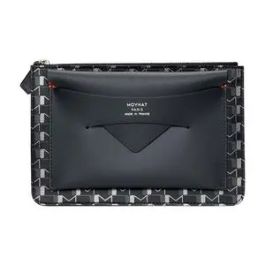 Moynat Envelope Ruban MM Pouch - Carbone_silver