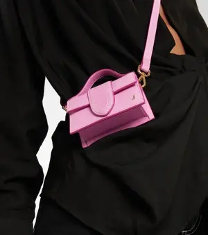 Jacquemus Le Petit Bambino Suede Shoulder Bag