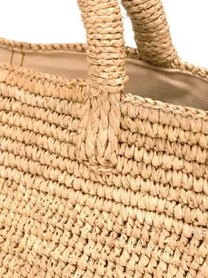 IBELIV Woven Raffia Tote