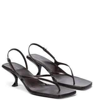 THE ROW Constance Leather Sandals